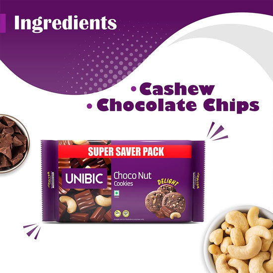 Unibic Choco Nut Cookies, 450 g – Unibicestore