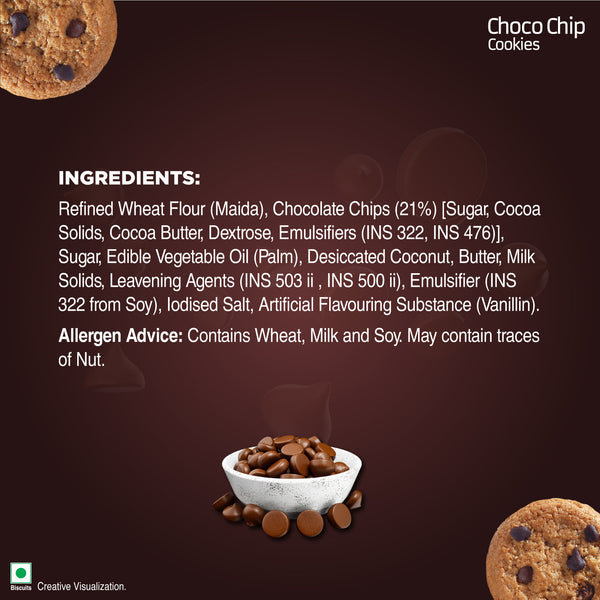 Unibic Choco Chip Cookies, 270g – Unibicestore