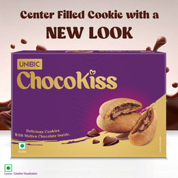 UNIBIC Choco Kiss - Centre Filled Cookies, 250 g – Unibicestore