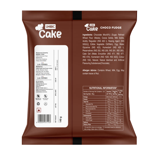 Unibic Cake - Choco Fudge 140g – Unibicestore